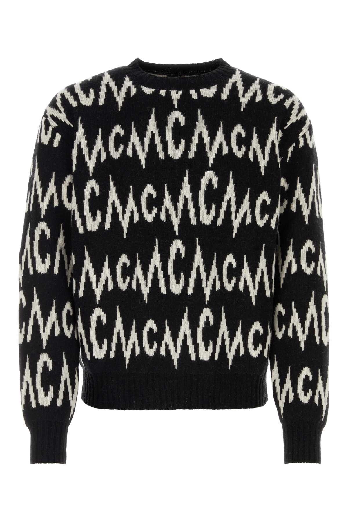 MCM Embroidered Cashmere Blend Sweater | Grailed
