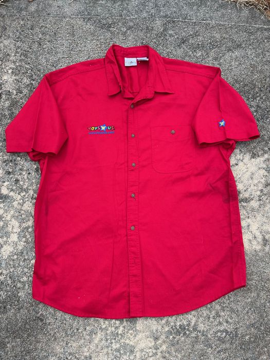 Vintage Toys R Us Work Uniform Shirt 90's Vintage Button Up | Grailed