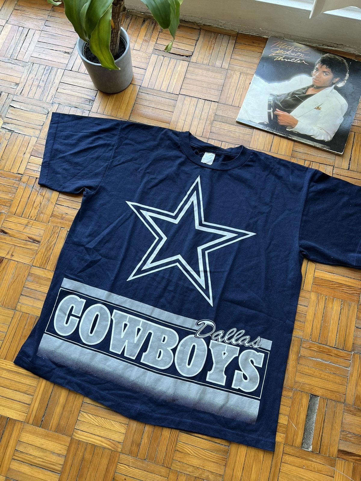 1990x Clothing × NFL × Vintage 90s Dallas Cowboys Bootleg Jumbo Print ...