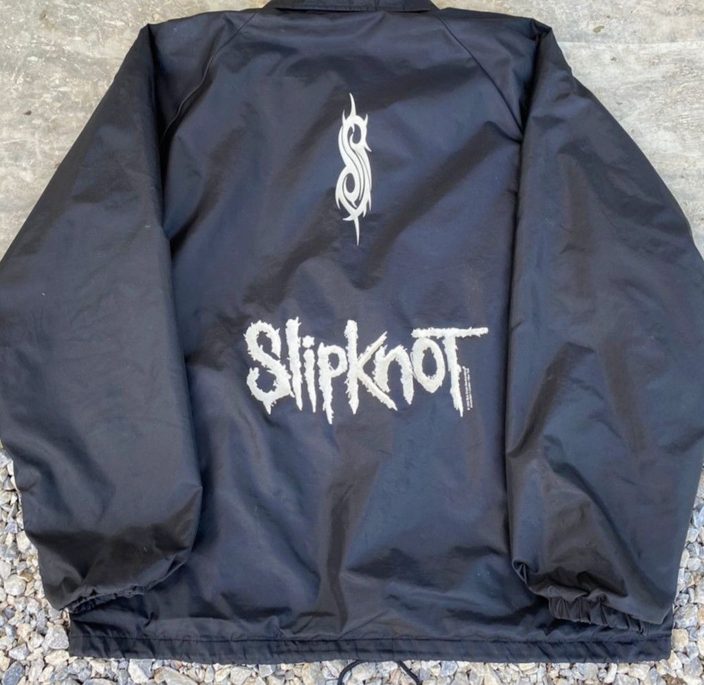 Band Tees × Slipknot 90s windbreaker jacket Slipknot size L/XL | Grailed