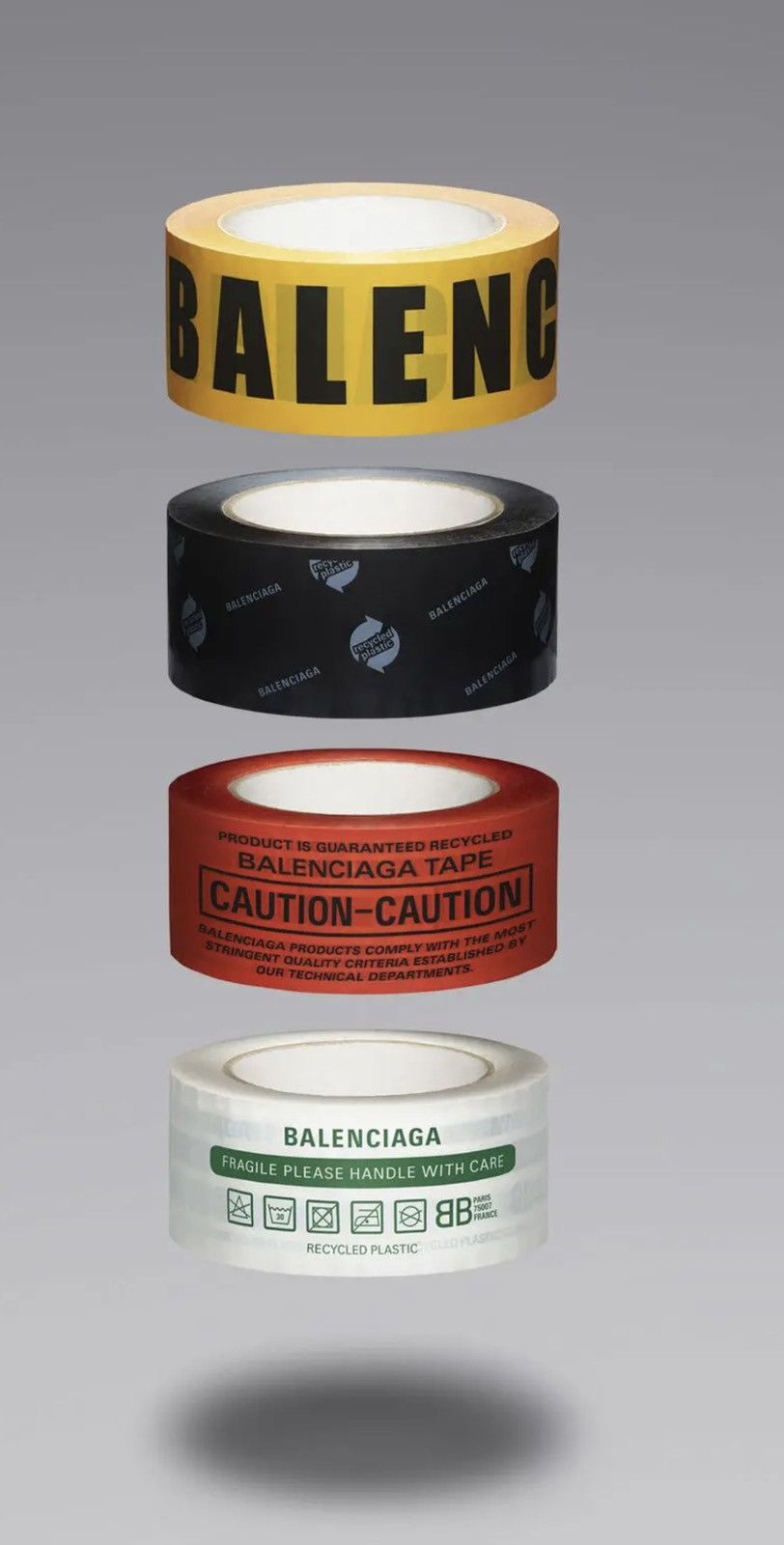 Balenciaga рџ ґ рџ ґ Limited Balenciaga Objects Tape Bracelet Grailed