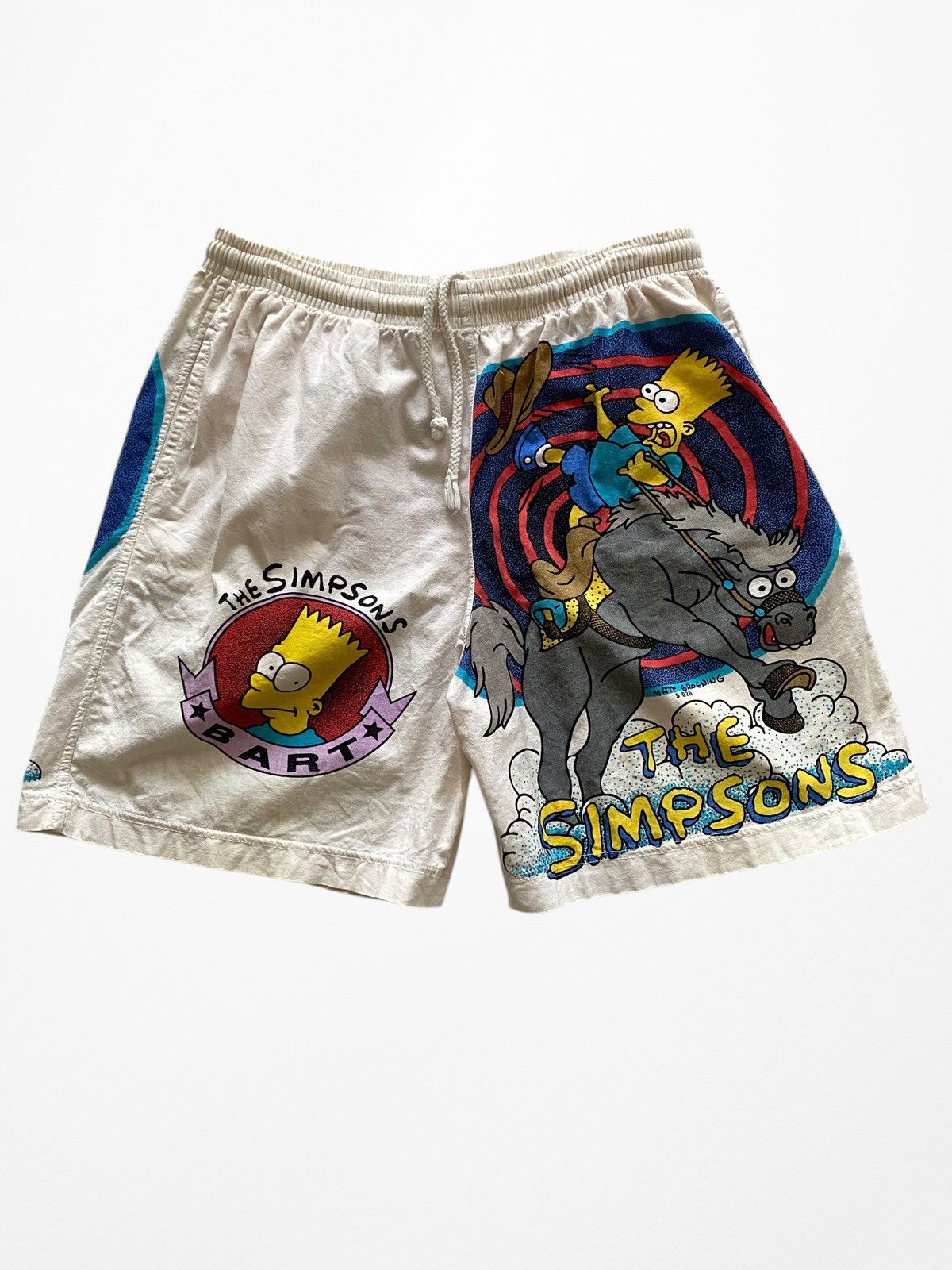 The Simpsons 90’s The Simpsons Bart Matt Groening S026 vintage shorts ...