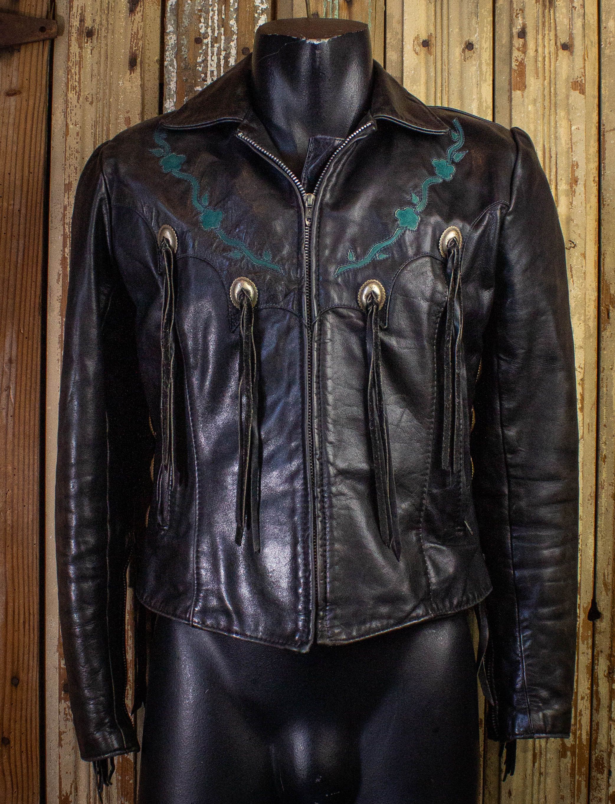 Vintage Vintage Gypsy Leather Fringe Cafe Racer Jacket | Grailed