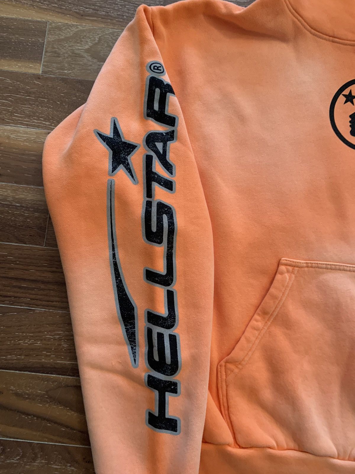 HELLSTAR Fire Orange Hellstar hoodie S | Grailed