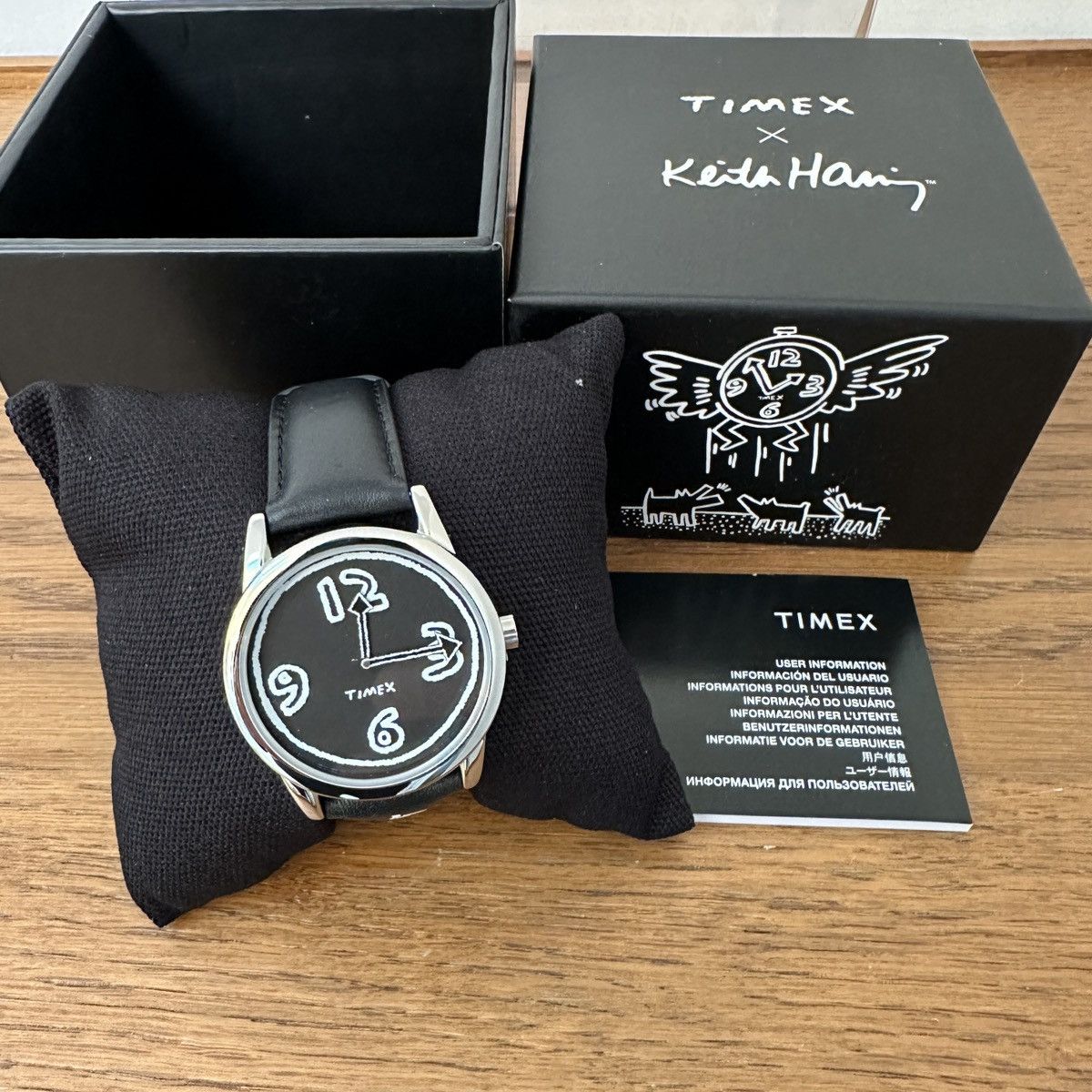 Keith Haring × Timex TIMEX Keith Haring Easy Reader Watch Quartz 40mm ...