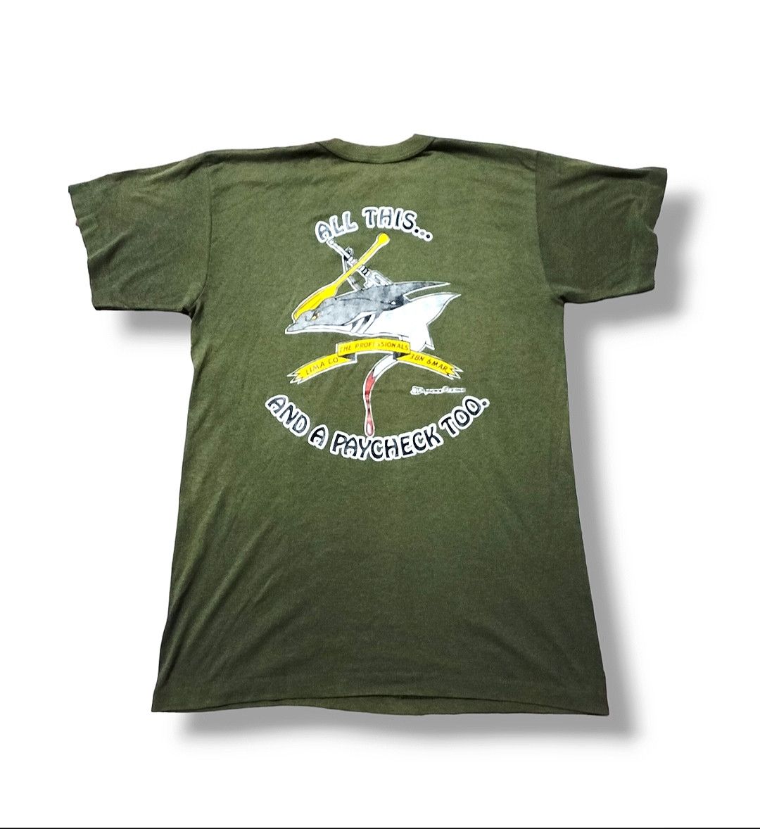 Vintage Vintage 80s USMC Lima Co BLT 3/6 Military Fashion Combat | Grailed