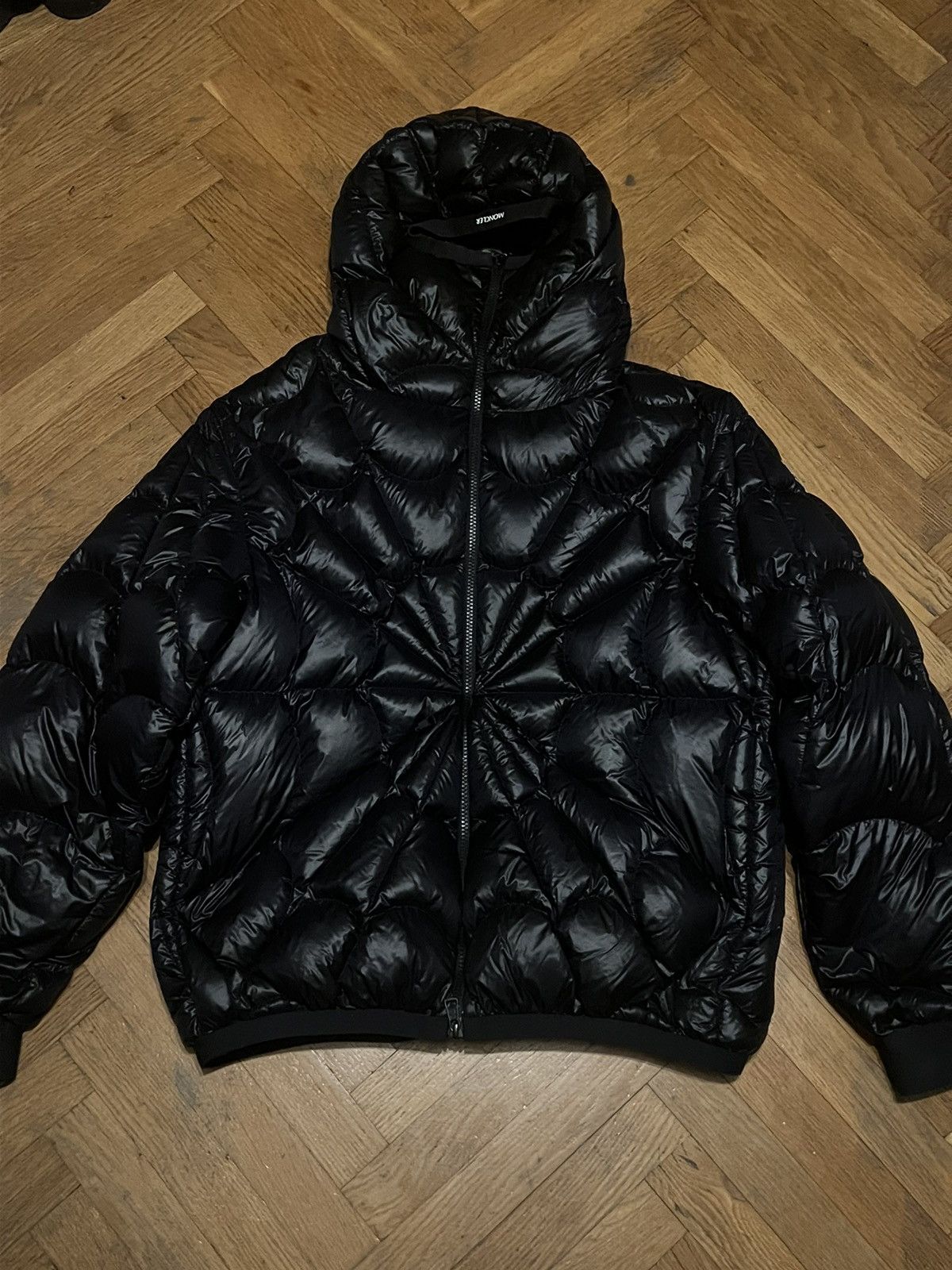 Marvel Comics × Moncler Moncler x Spider-man Web Puffer | Grailed