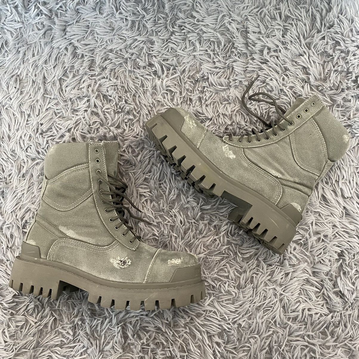 Balenciaga Balenciaga Combat Strike Boots | Grailed