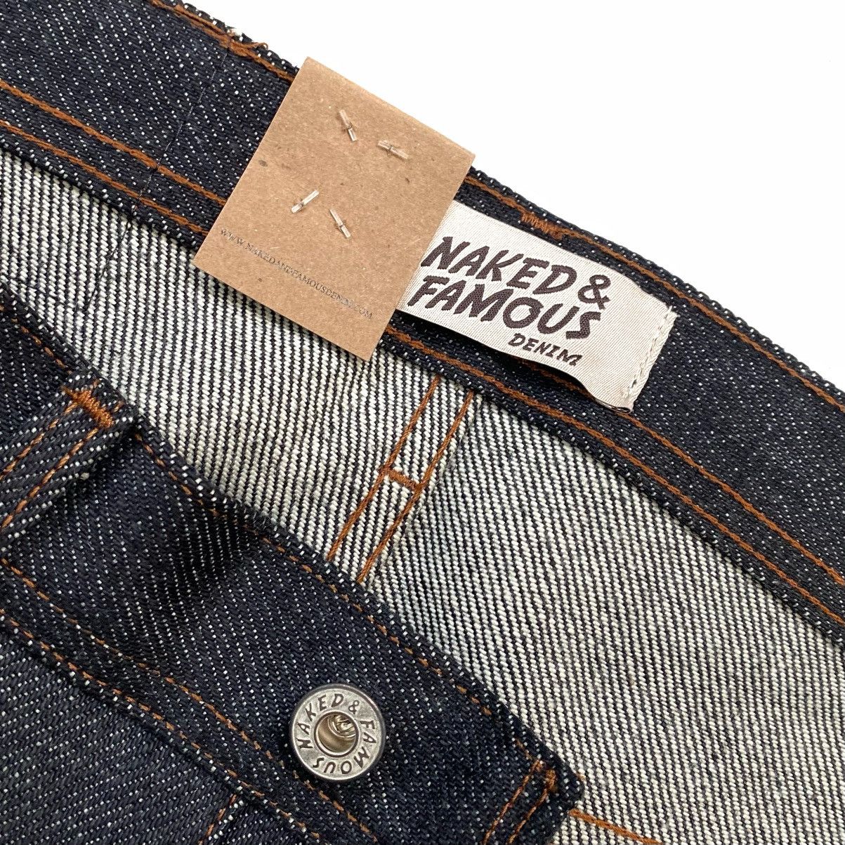 Naked & Famous Naked & Famous Weird Guy Elephant 13 Red Core Selvedge ...
