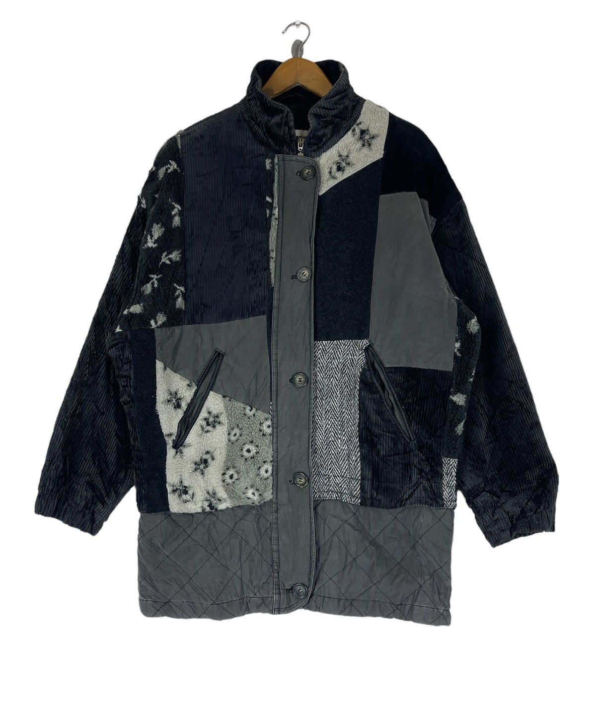 Avant Garde × German × Vintage STEILMANN GERMANY CUDUROY FLEECE JACKET ...