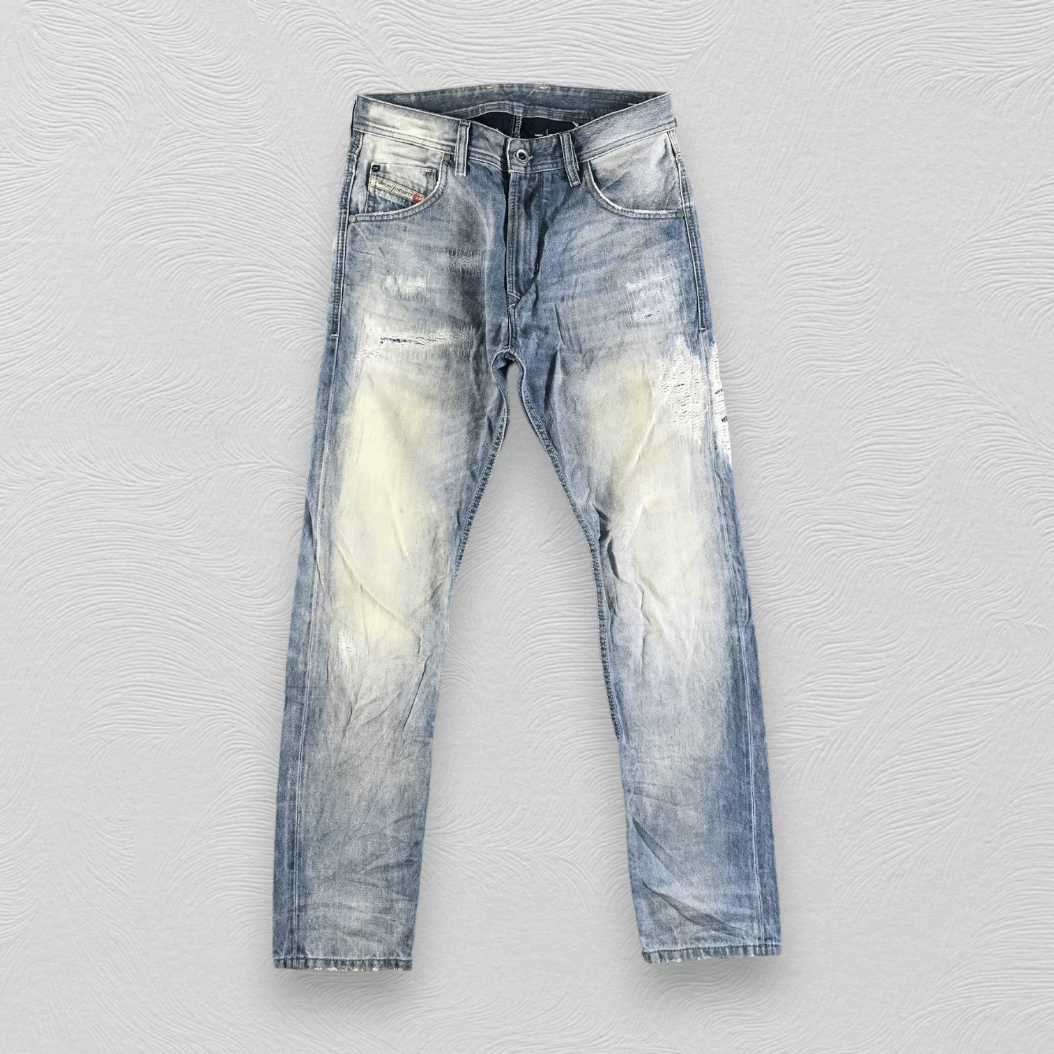 Diesel Diesel Blue Eyecons 2015 Jeans Faded Blue Denim KJ3032 | Grailed
