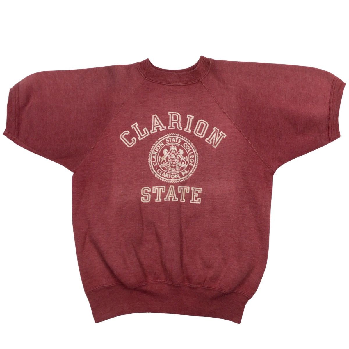 Vintage Vtg Clarion State college 1960s short sleeve raglan crewneck ...