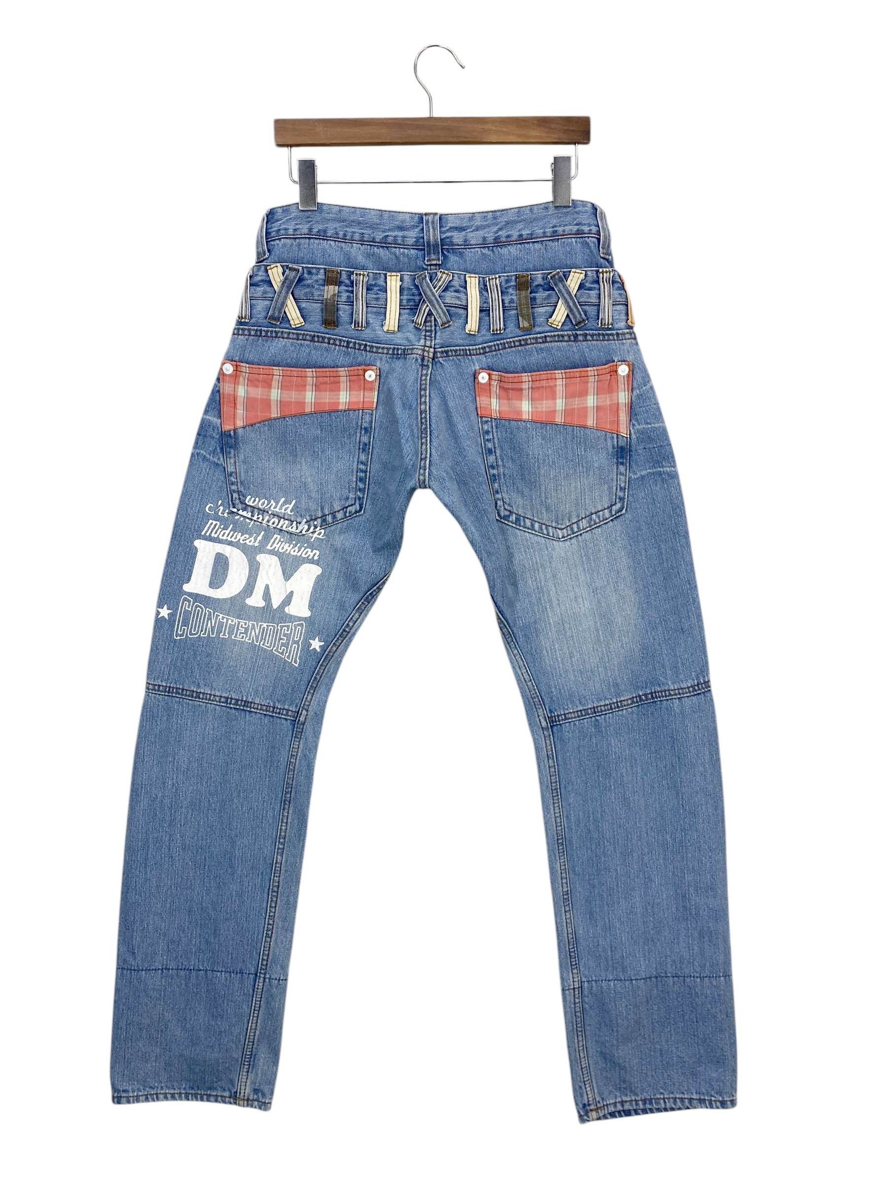 Distressed Denim × Japanese Brand × Rockers Dominates Jeans Double ...