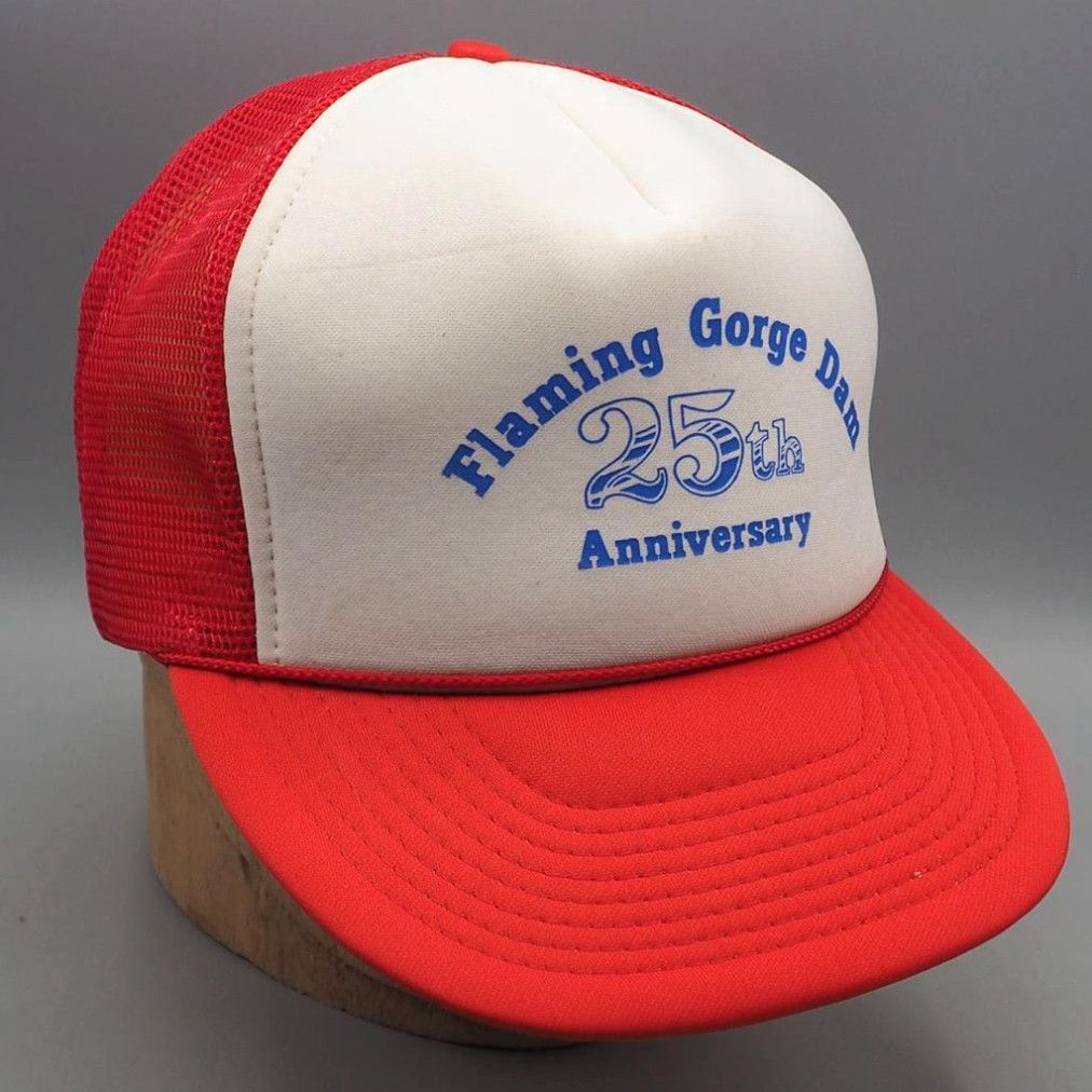 Vintage Flaming Gorge Dam 25th Anniversary Commemorative Vintage Style ...