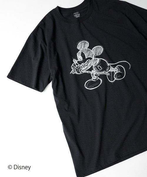 Number (N)ine number nine Mickey Mouse drawing nn T-SHIRT tee | Grailed