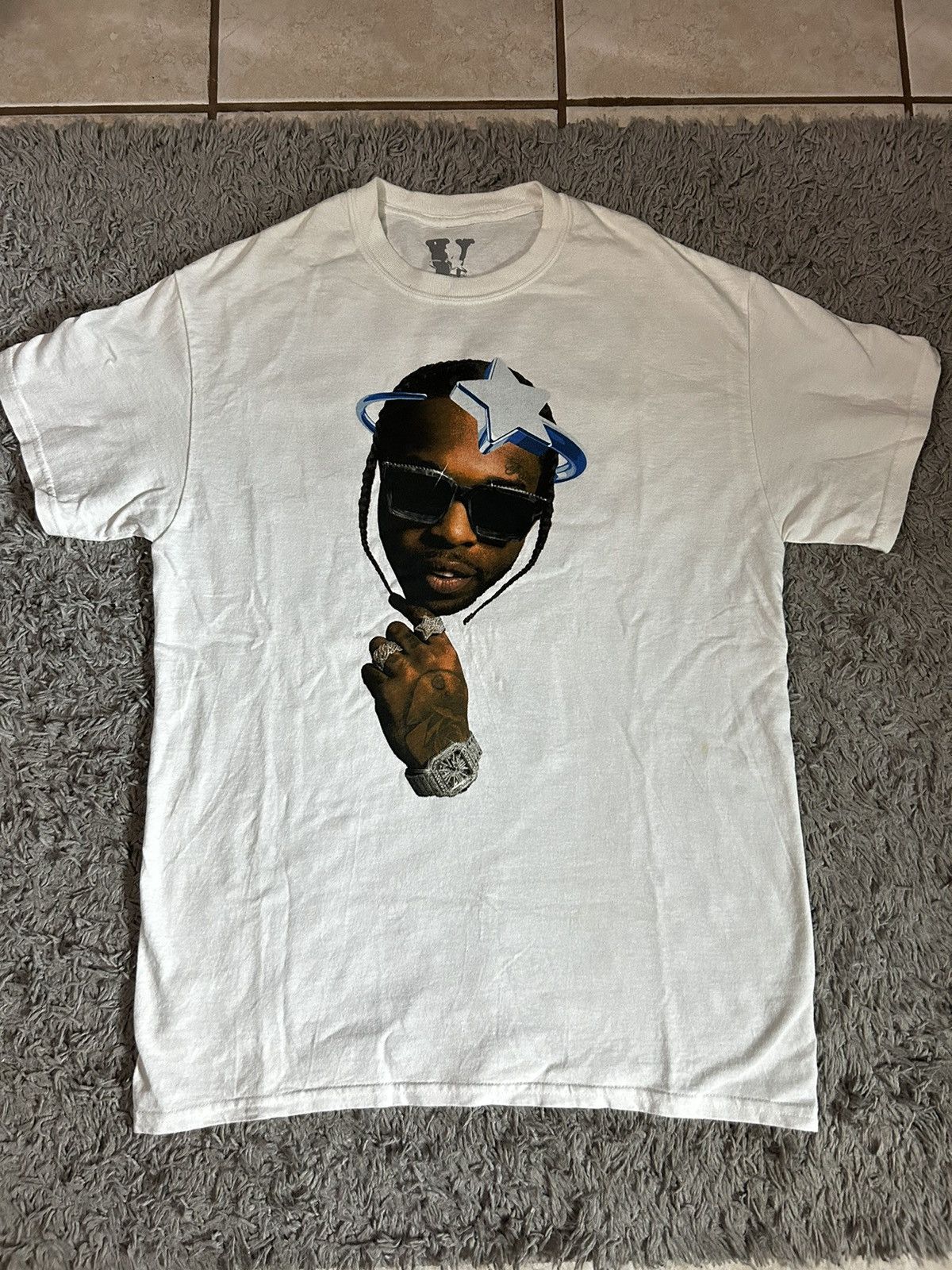 Vlone Pop Smoke Vlone Tee | Grailed