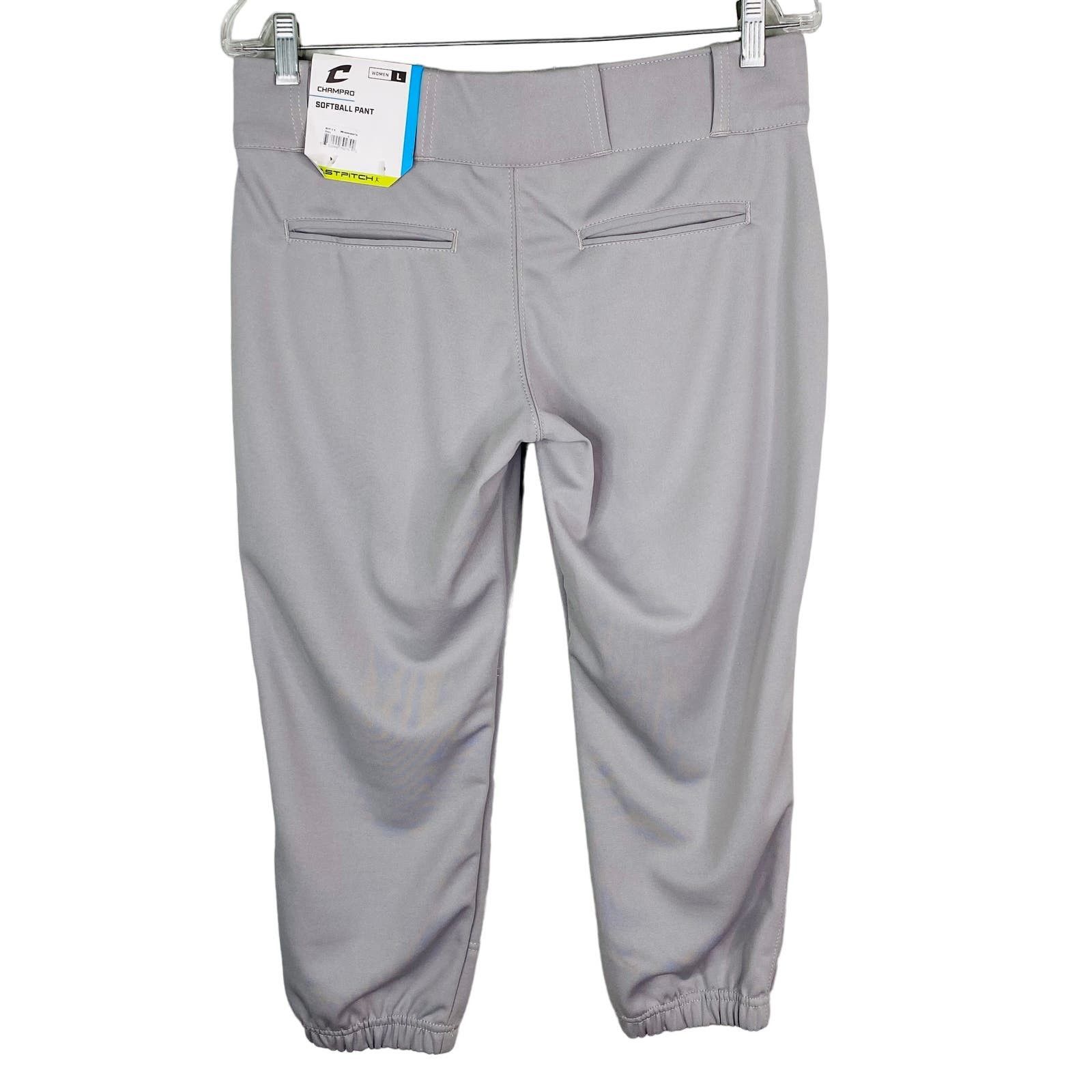 Other Champro Fast Pitch Softball Grey Low Rise Pant Large New | Grailed