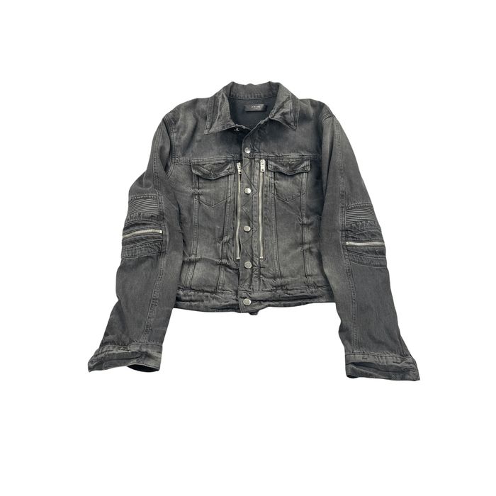 Amiri Amiri MX2 Denim Jacket Rough Black | Grailed