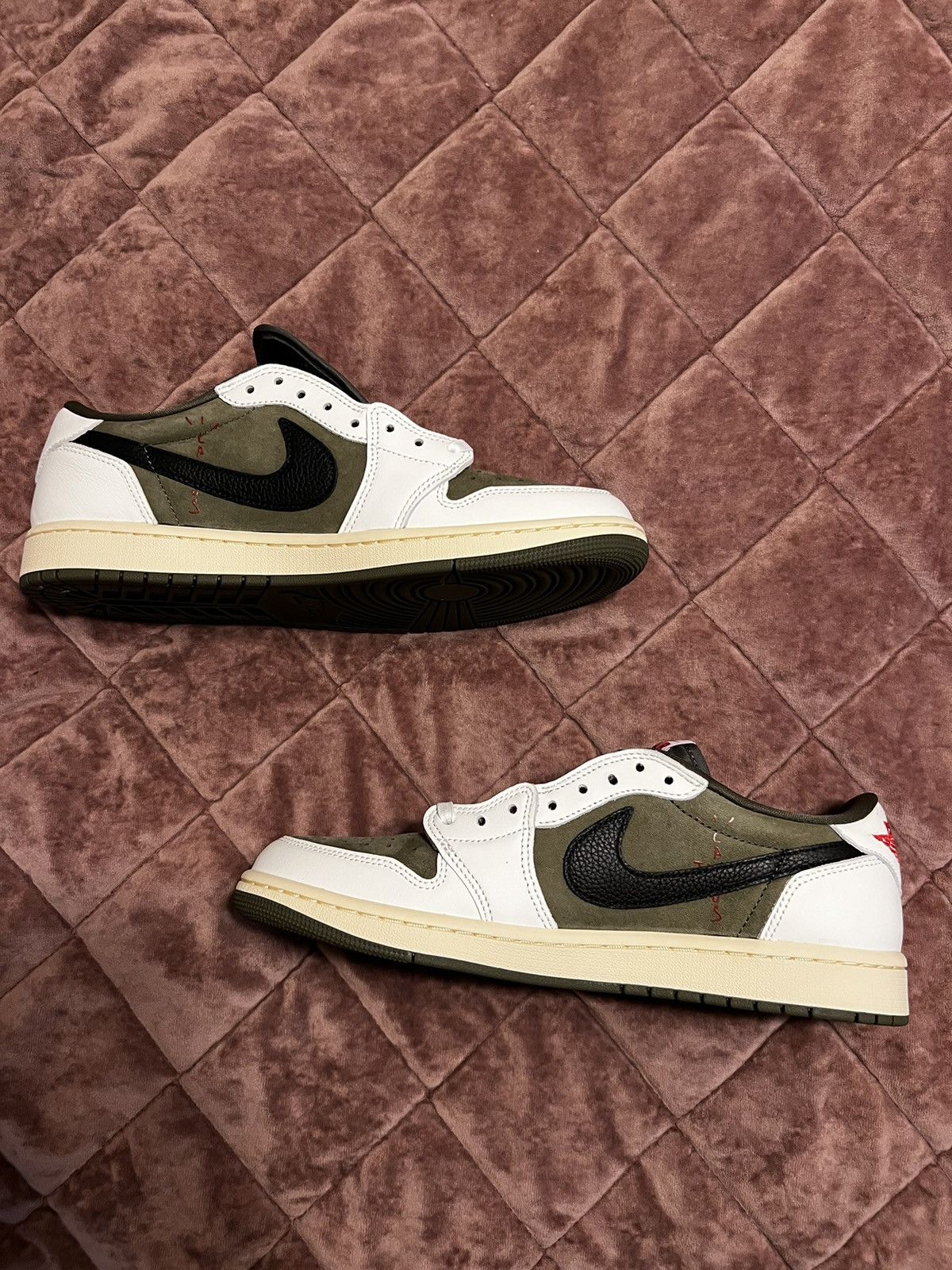 Nike Air Jordan 1 Low x Travis Scott Reverse Olive | Grailed