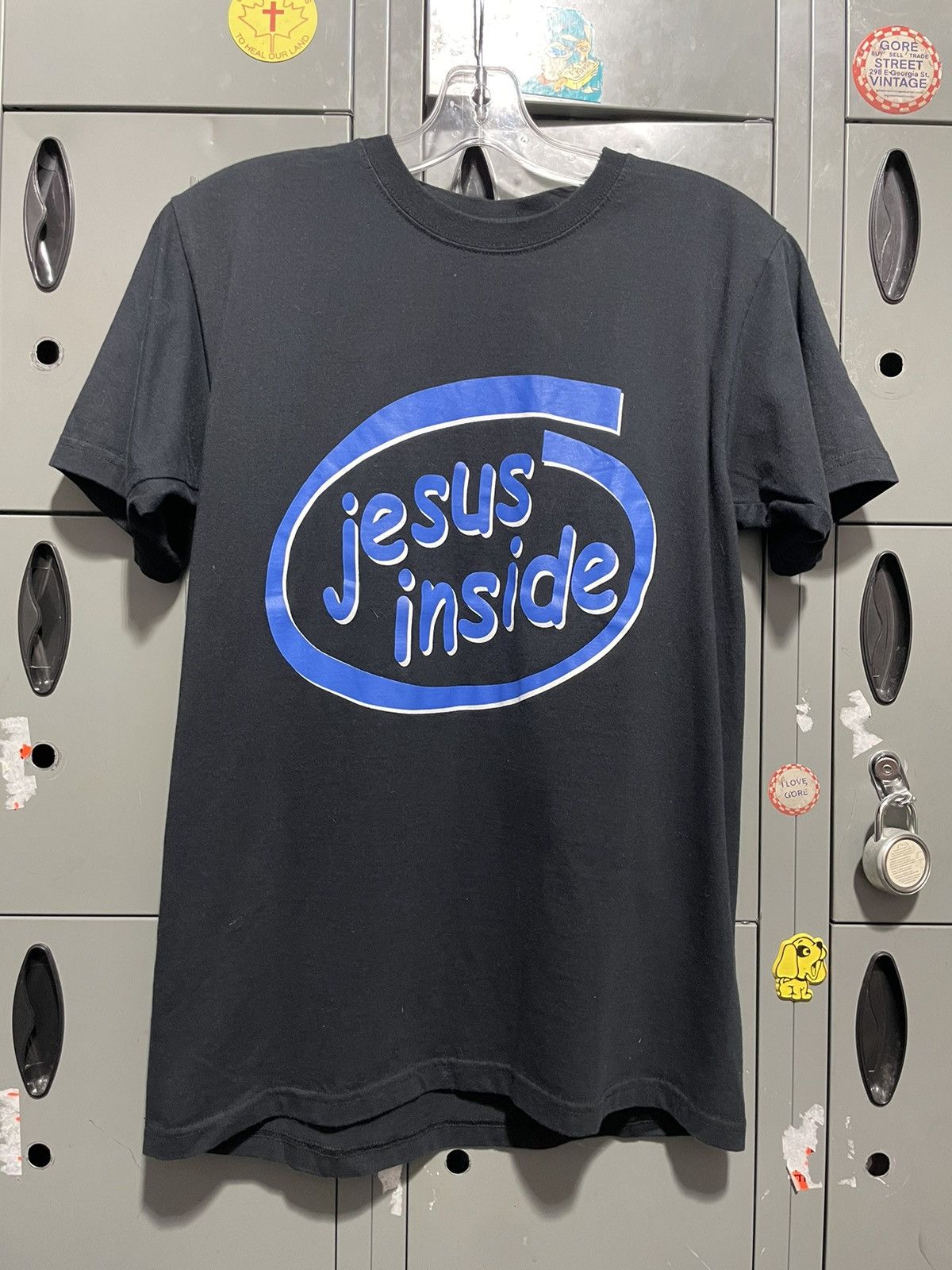 Humor × Religion × Vintage Jesus Inside intel logo rip Bible God Jesus ...