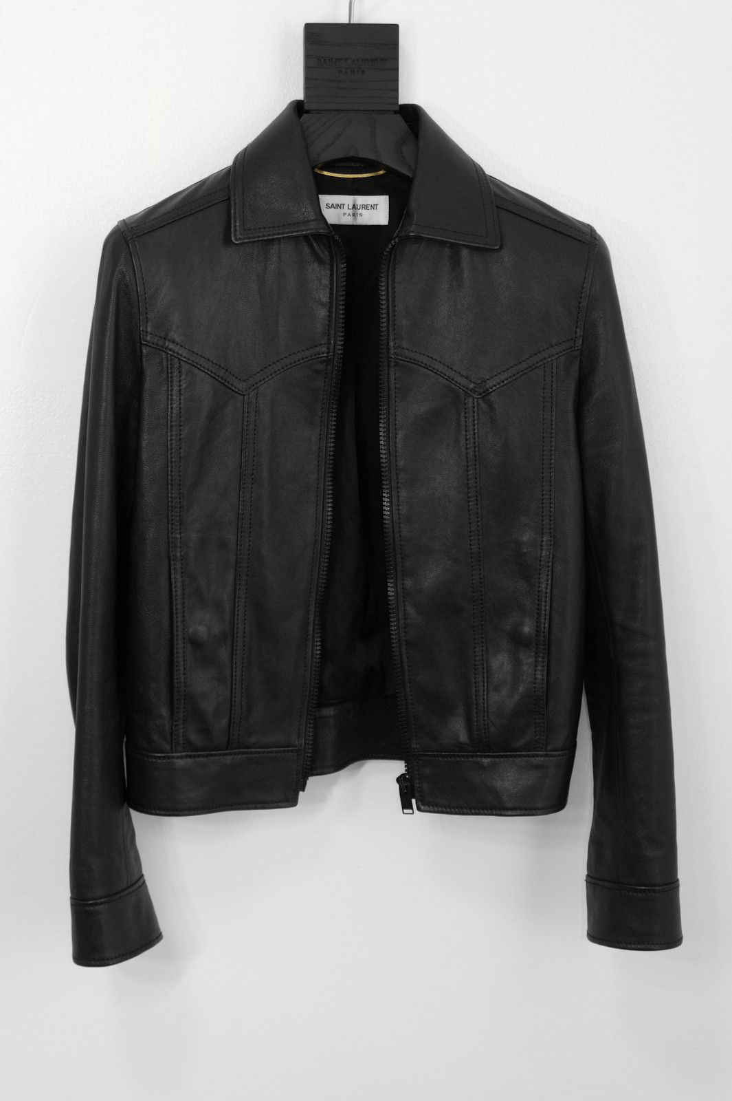 Hedi Slimane × Saint Laurent Paris SS15 Sample Hedi Western Leather Jacket Prototype | Grailed