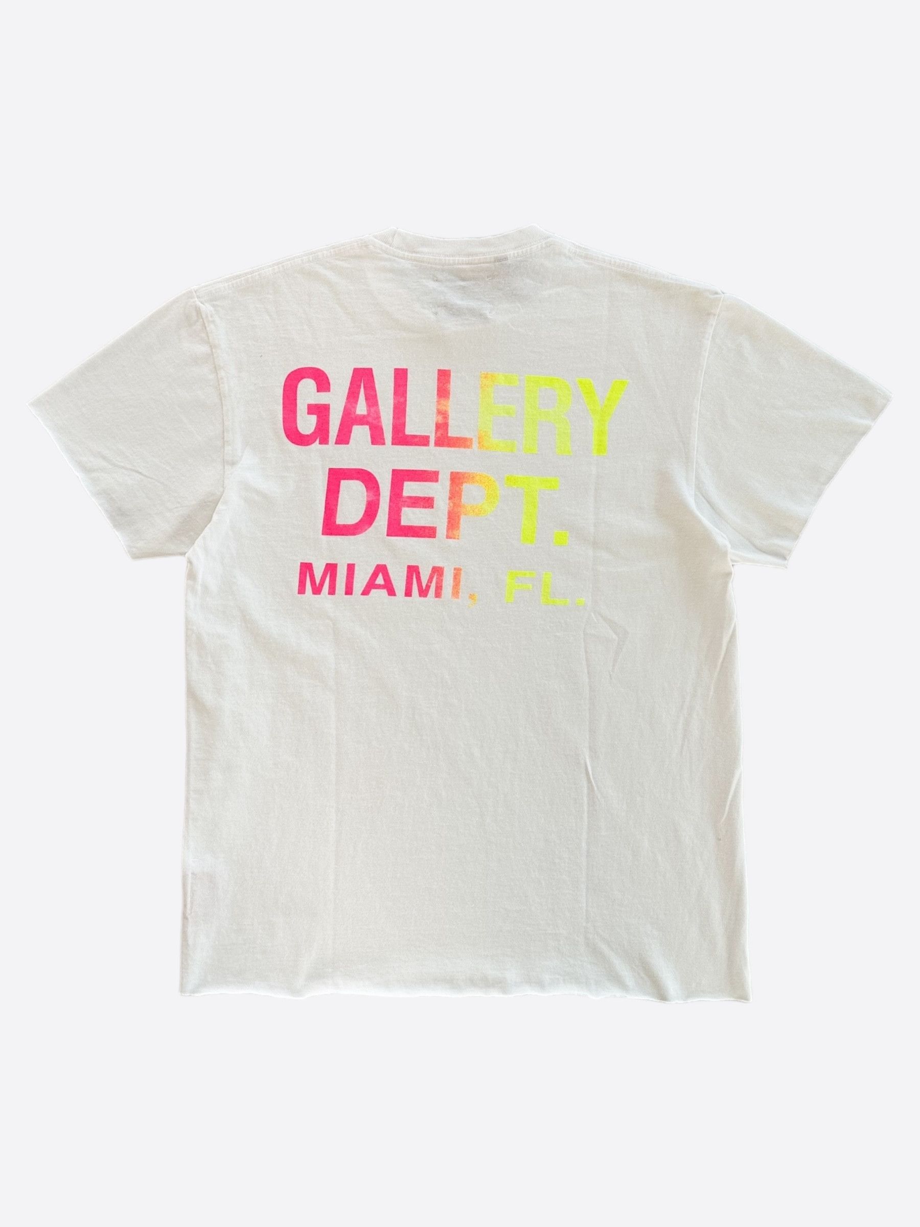 Gallery Dept. Gallery Dept White Paint Splatter Boardwalk T-Shirt | Grailed