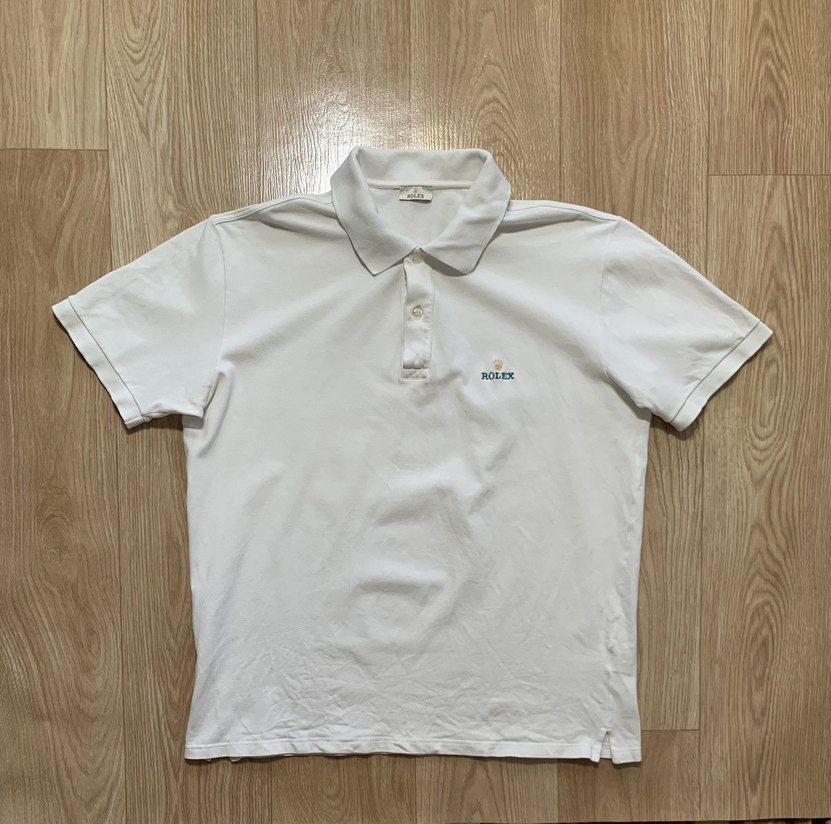 Rolex Rolex Italy White Polo Old Money Style | Grailed