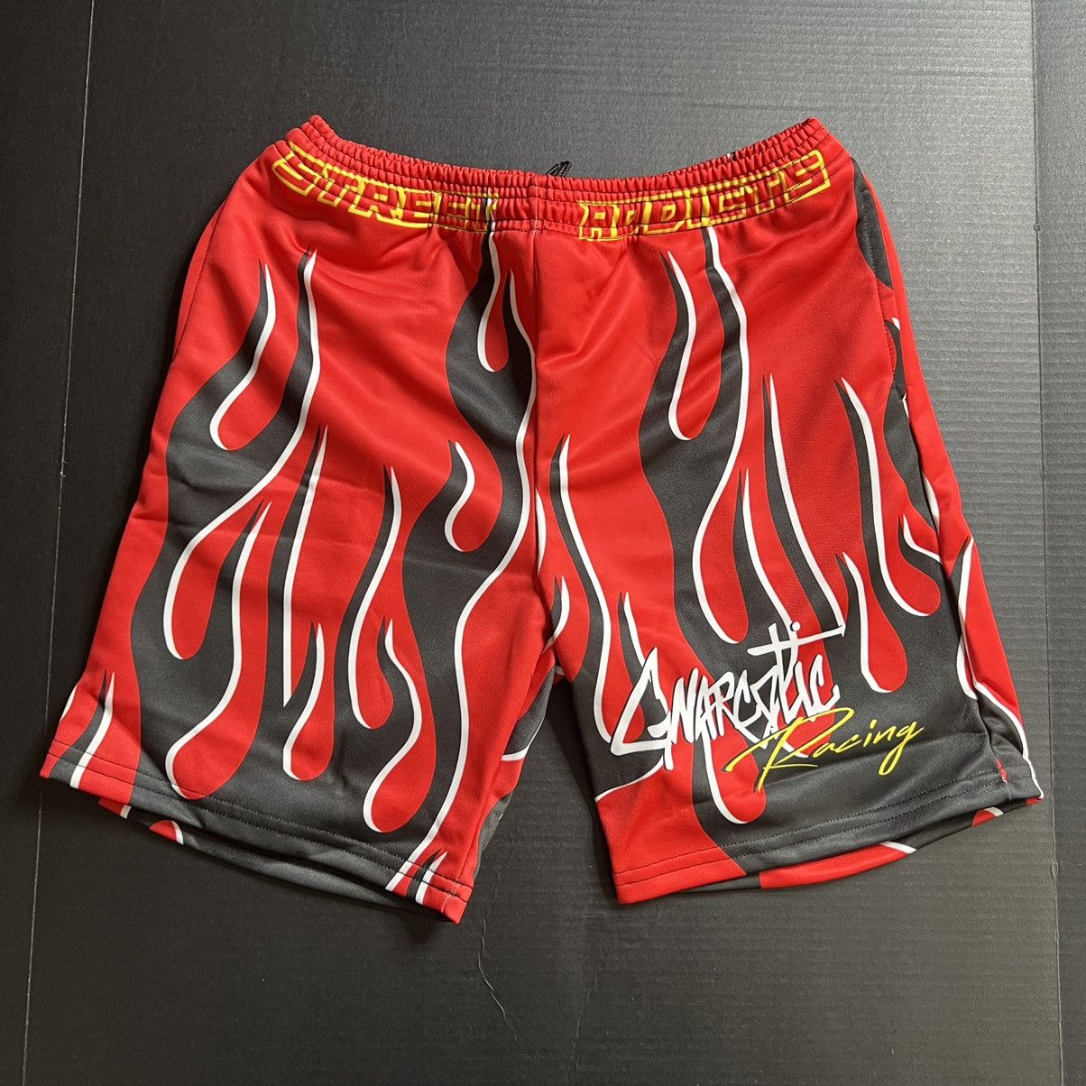 Gnarcotic × Half Evil × Ransom Clothing Gnarcotic Racing Black Flame ...