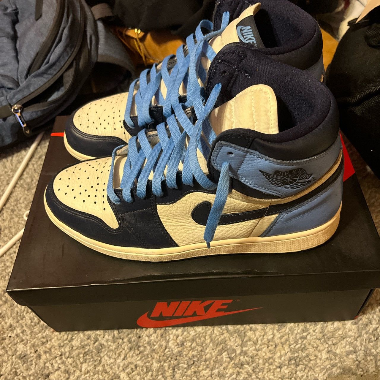 Jordan Brand air jordan 1 high obsidian | Grailed