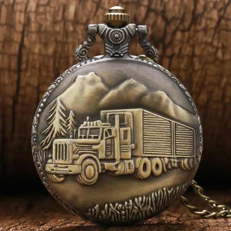 Vintage Classic Car Design Quartz Pocket Watch | Grailed