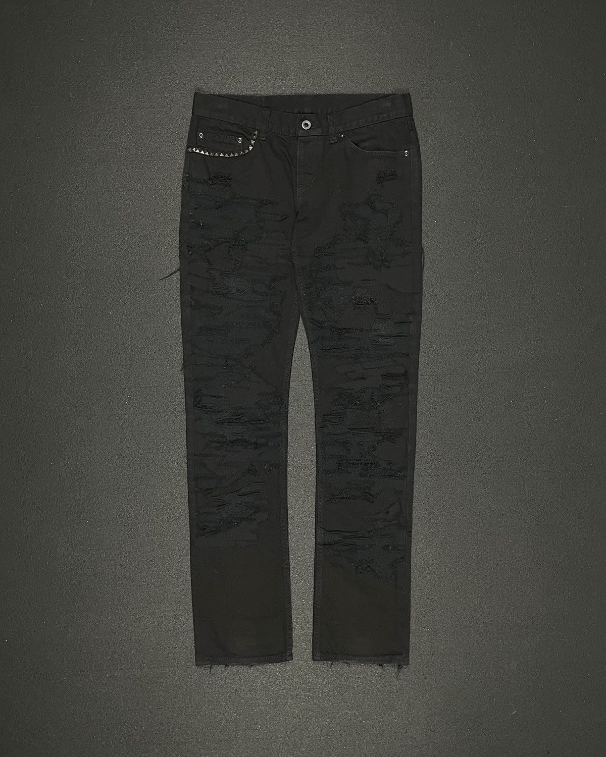 Hysteric Glamour SS06 Sample Distressed Scab Denim Jeans | Grailed
