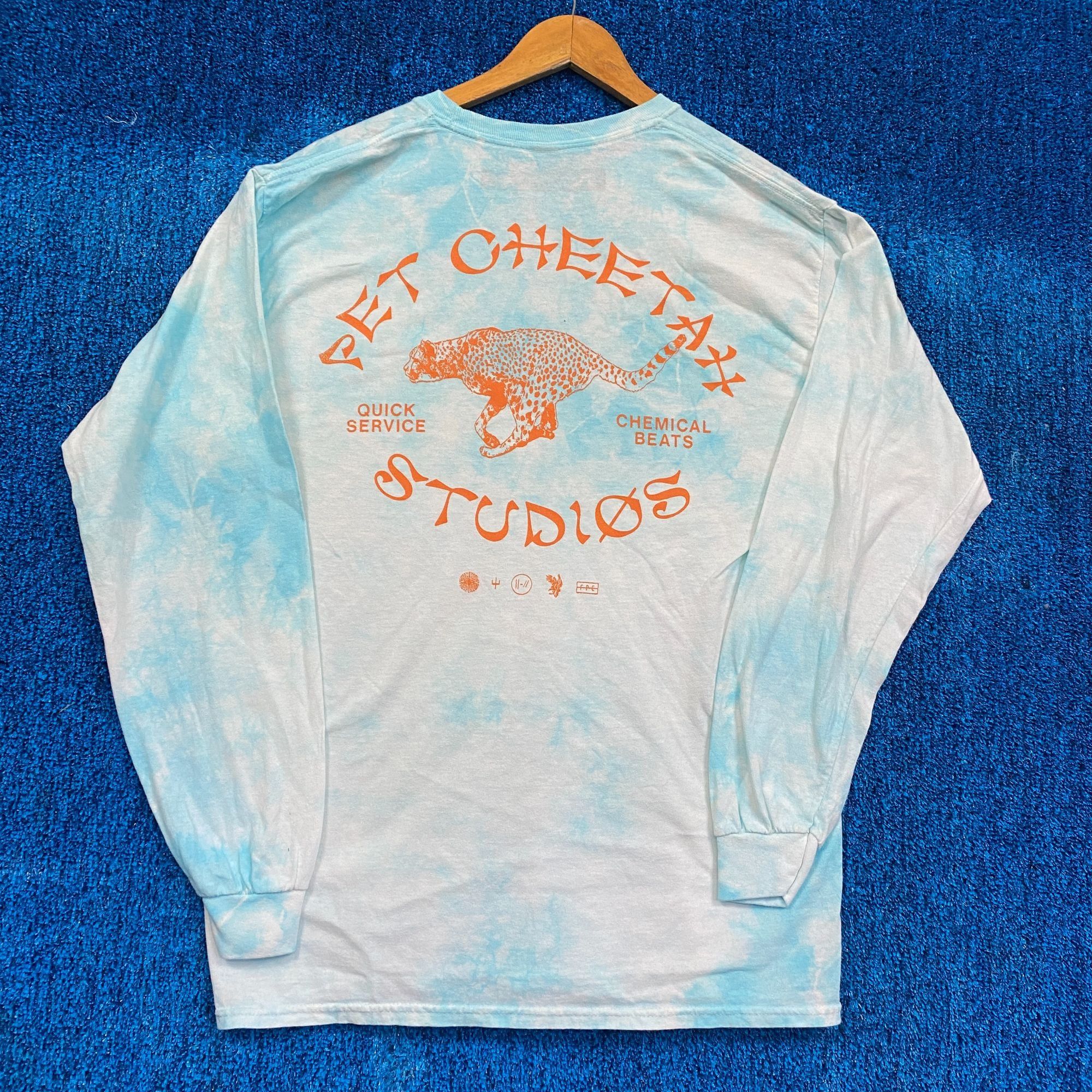 Very Rare Twenty One Pilots Pet Cheetah Studios Long Sleeve Tie Dye L | Grailed