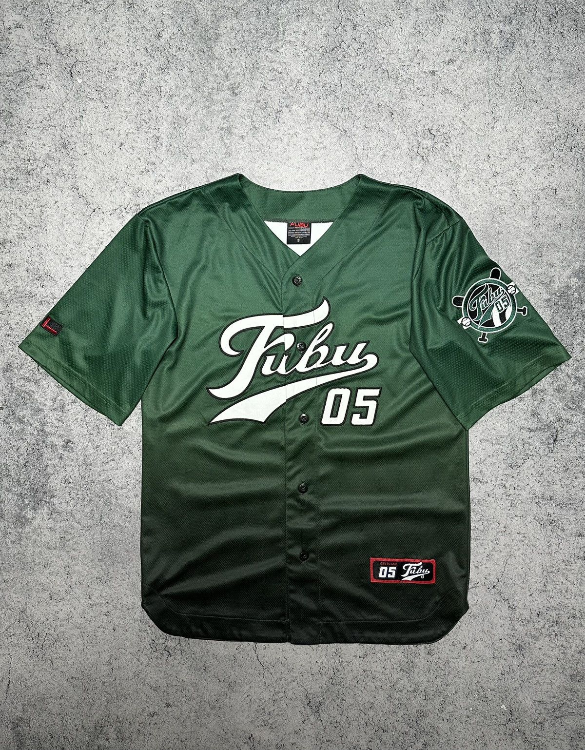 Fubu Vintage FUBU 05 Big Logo Baseball Jersey Shirt | Grailed