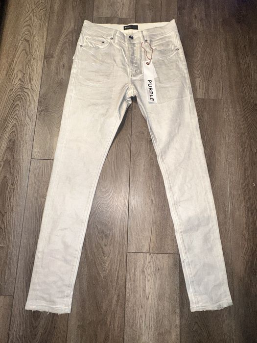 Purple Brand Purple Brand Denim White *RARE* Shimmer Denim | Grailed
