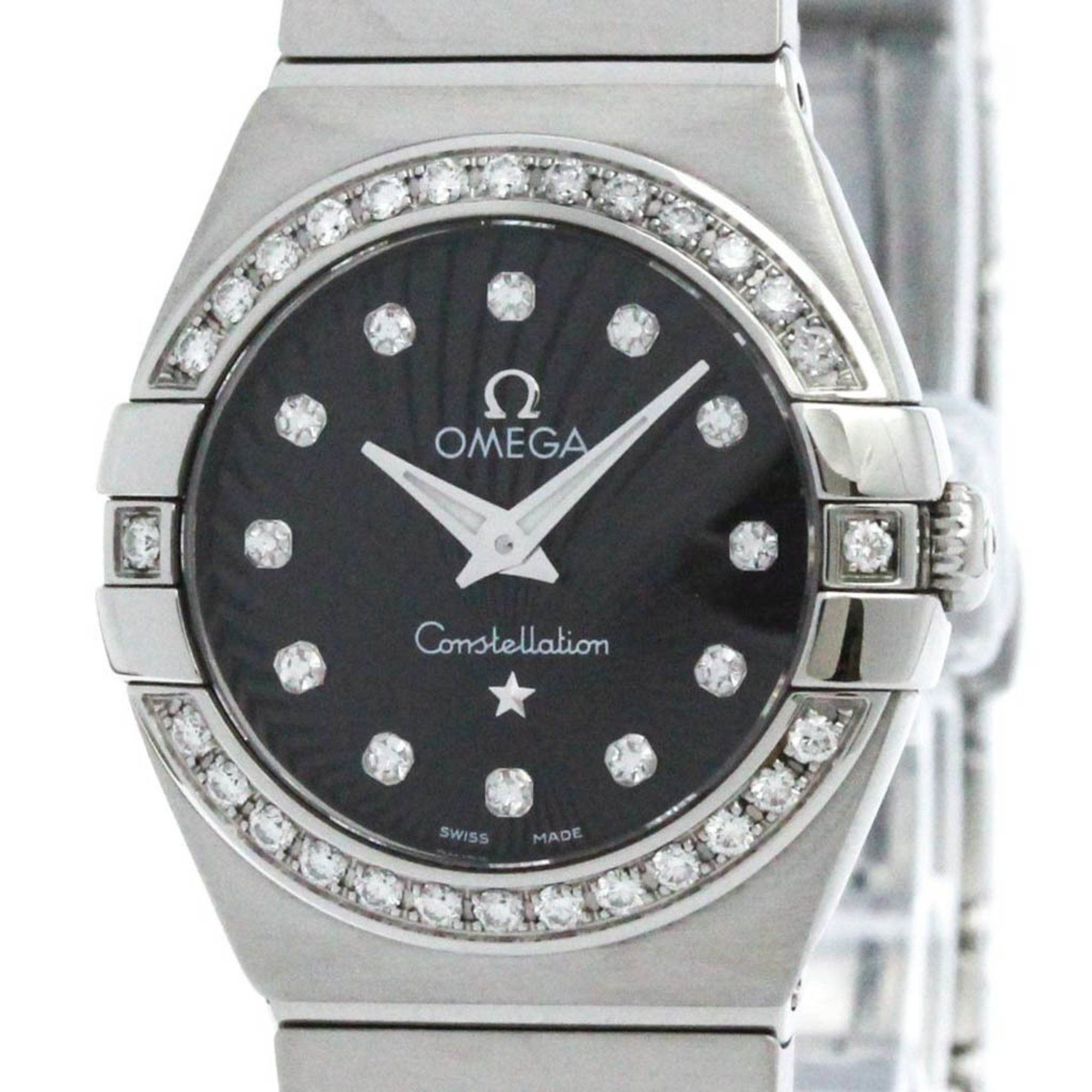 Omega Polished OMEGA Constellation Blush Diamond Watch 123.15.24.60.51 ...