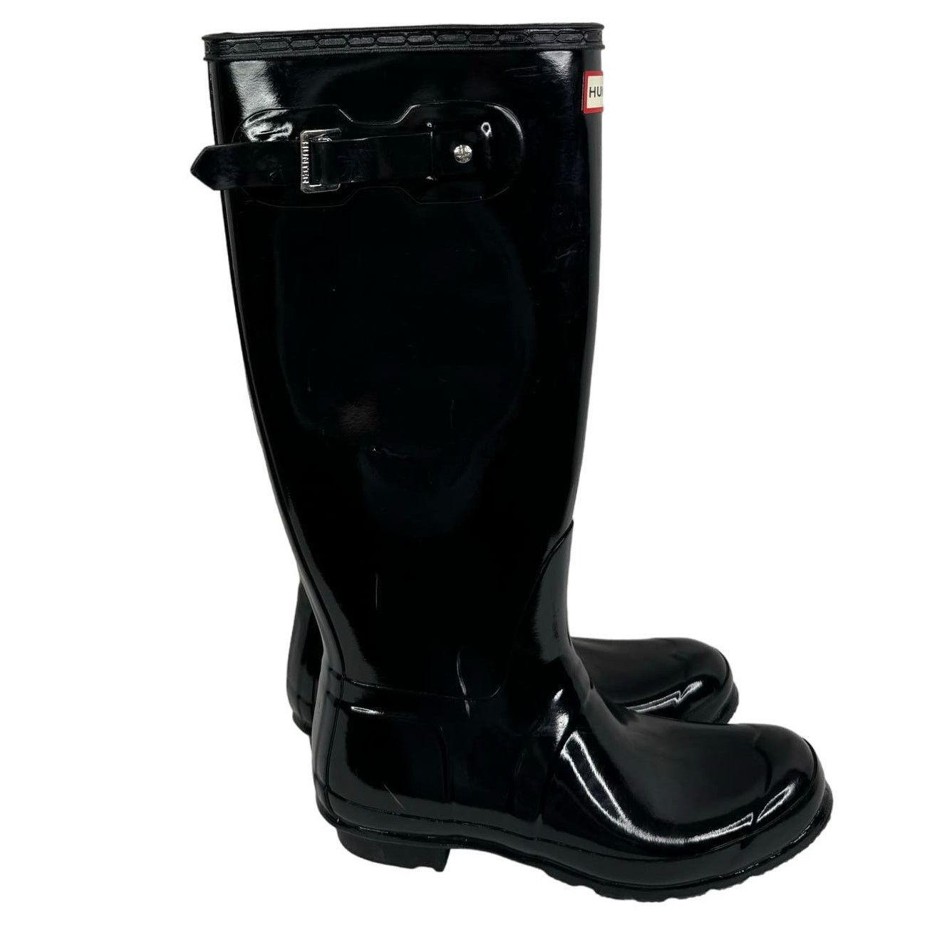 Hunter Hunter Black Original Tall Gloss Waterproof Rain Boots | Grailed