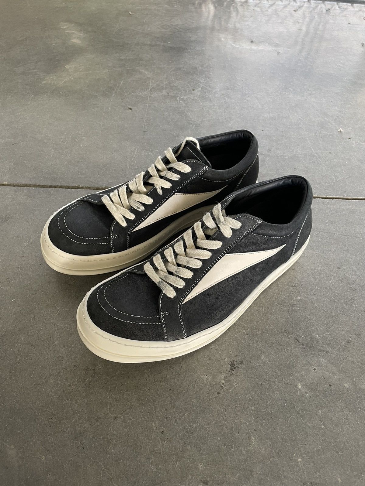 Rick Owens Rick Owens Vans Vintage Black | Grailed