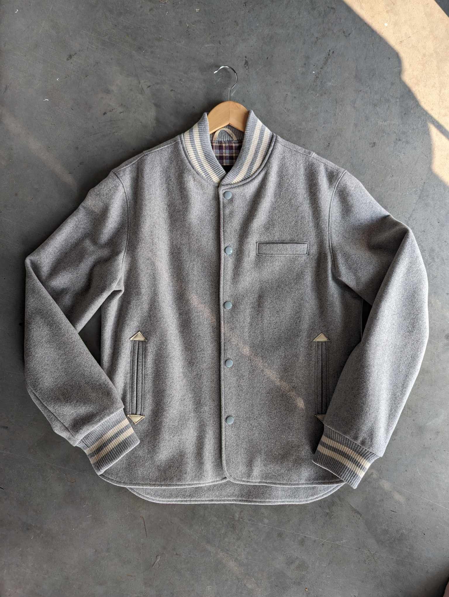 Outclass Wool Stadium Jacket | Grailed