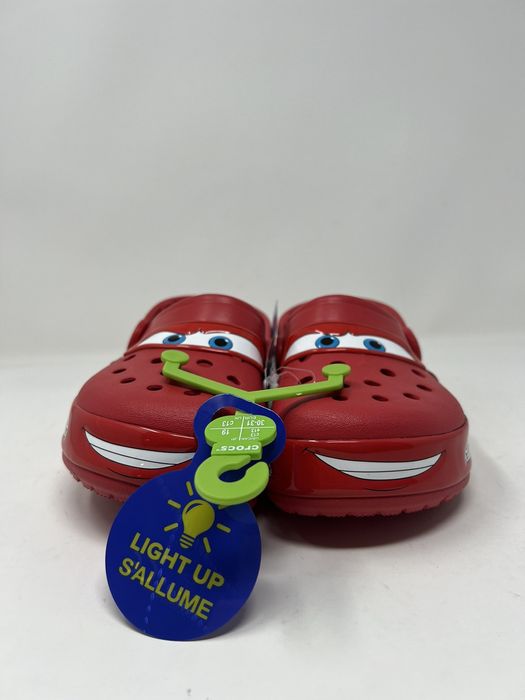 Crocs Cars x crocs ‘lightning mcqueen’ kids BRAND NEW RARE!! | Grailed