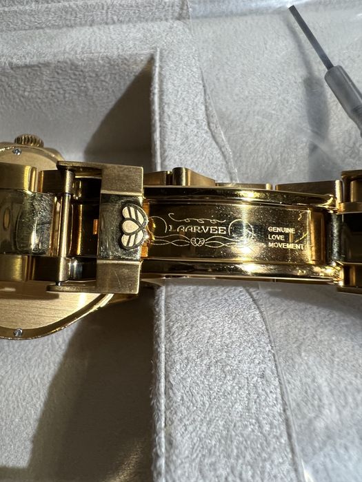 Laarvee LAARVEE PEA001 GOLDEN PRECISION STEEL BLACK BEZEL Watch | Grailed