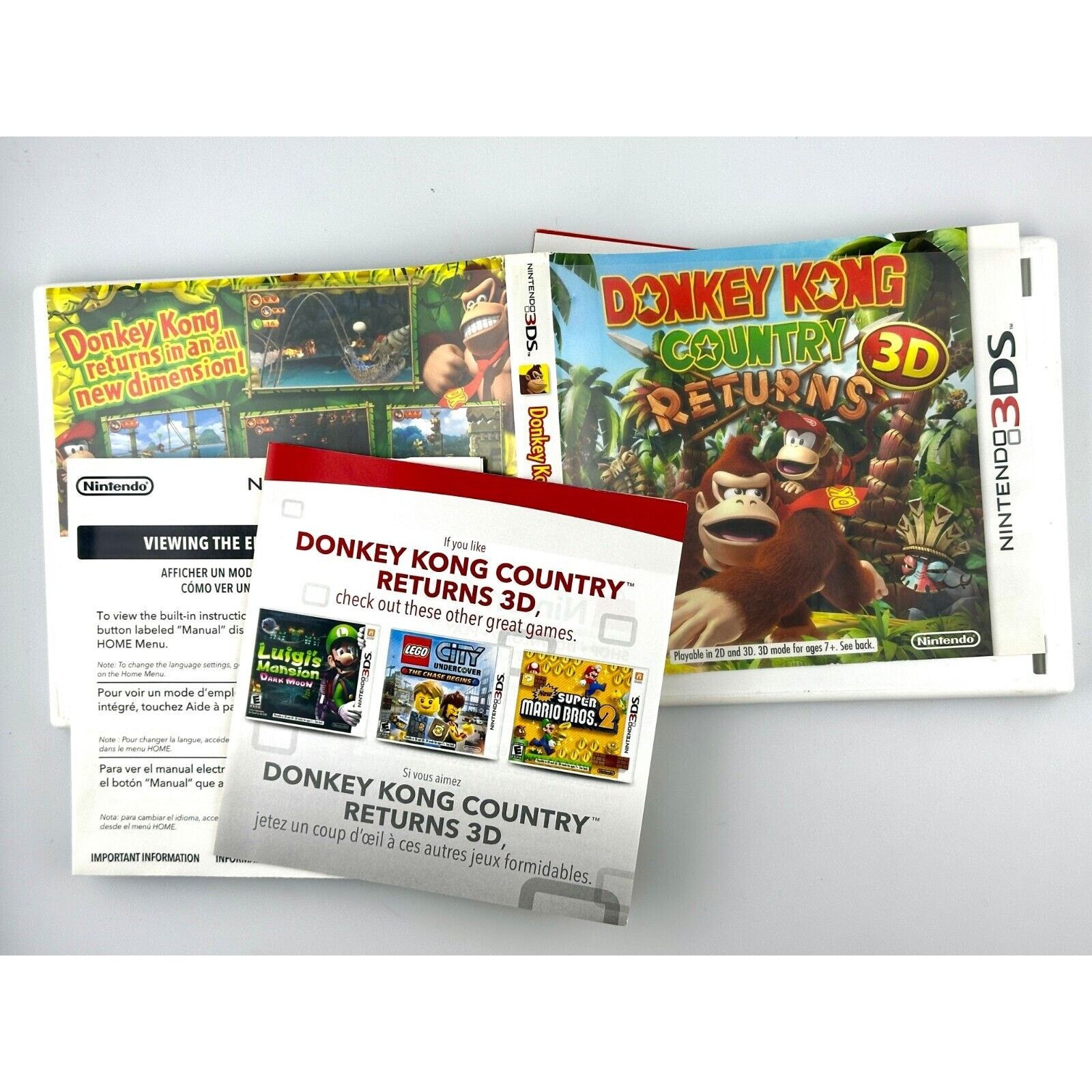 Nintendo Donkey Kong Country Returns Nintendo 3DS 2013 CIB Complete | Grailed