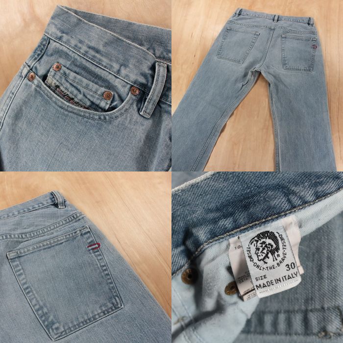 Diesel 2002 DIESEL Ravix low rise bootcut denim jeans sz 30 tag vtg y2k ...