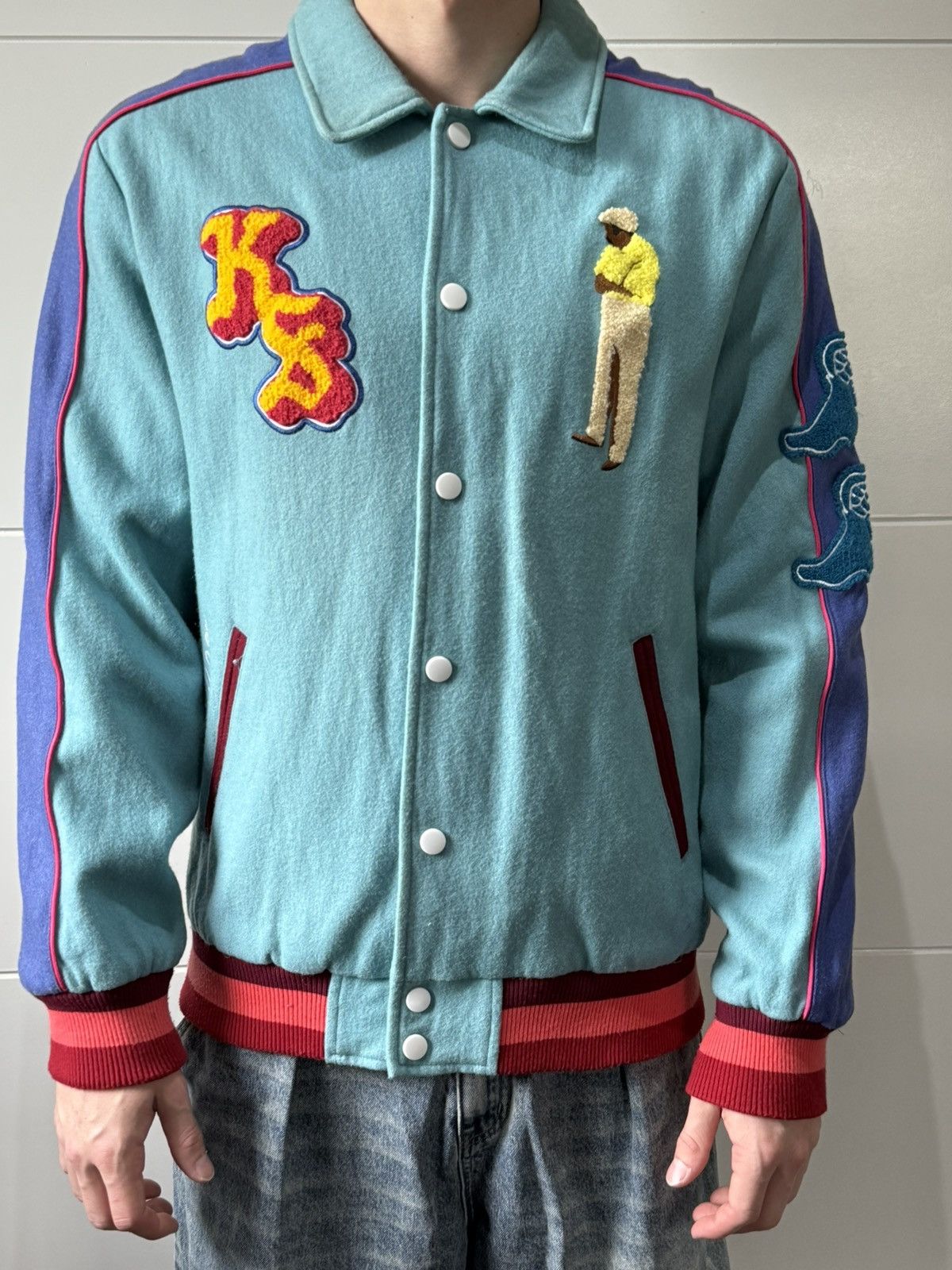 Kidsuper Studios Kidsuper varsity jacket | Grailed