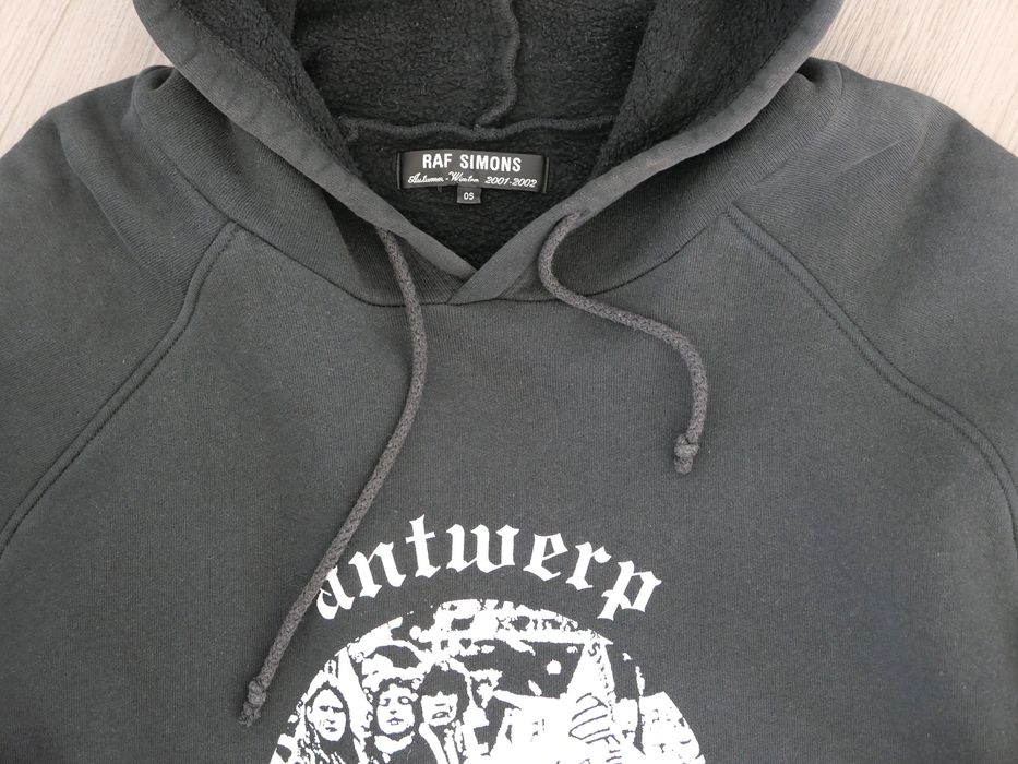 Raf Simons AW01 Antwerp Hoodie | Grailed