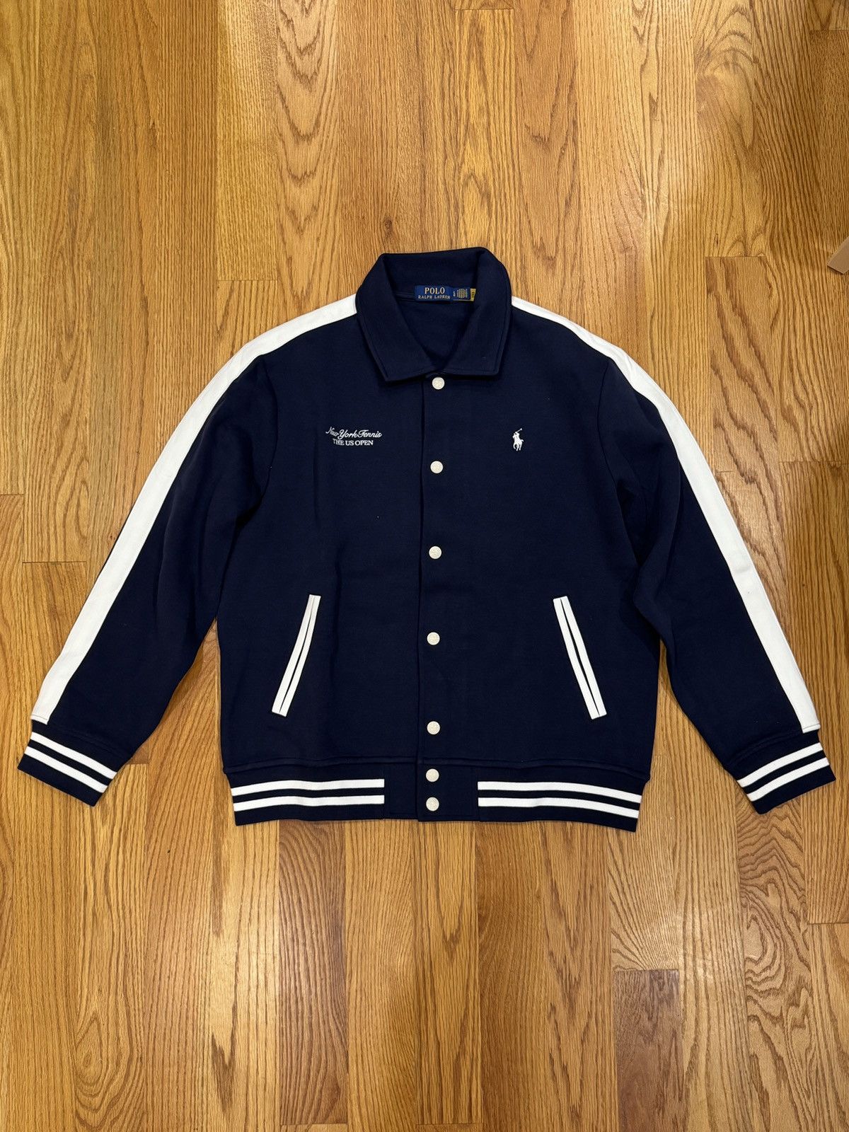 Polo Ralph Lauren Polo Ralph Lauren US Open Crest Double-Knit Jacket ...