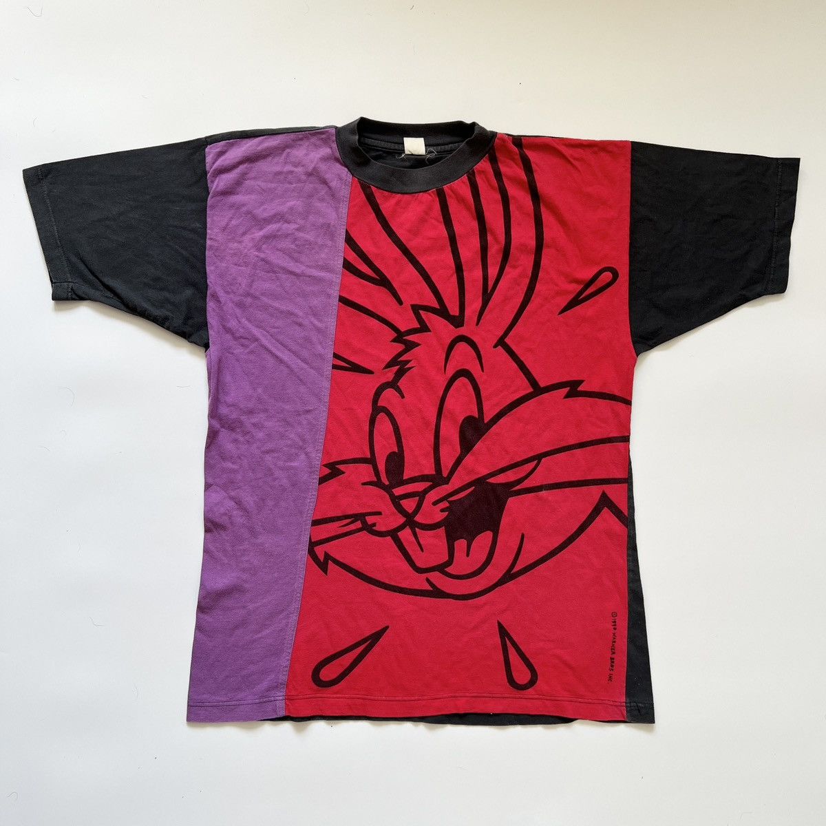 Vintage RARE 1990 Bugs Bunny Warner Bros all over print 90s 80s | Grailed