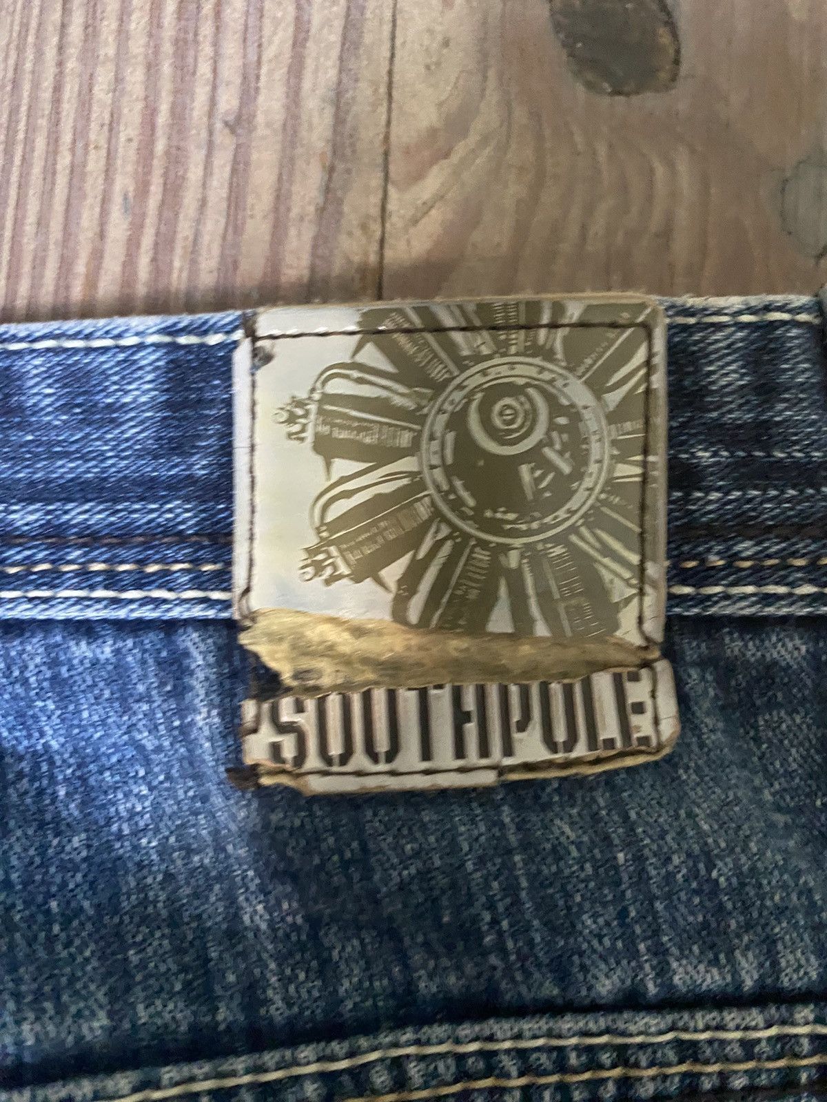 Avant Garde INSANELY BAGGY POEM Y2K SOUTHPOLE DENIM | Grailed