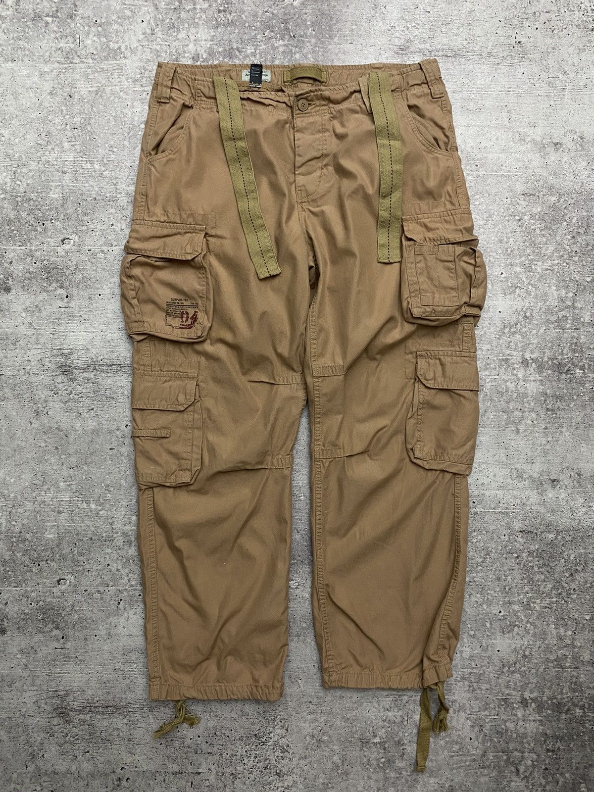 Vintage Surplus tex rare cargo pants | Grailed