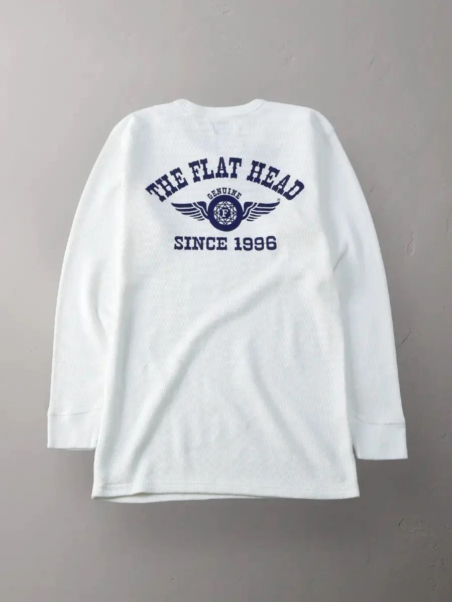 The Flat Head Flat Head Thermal L/S T-Shirt - Ivory | Grailed
