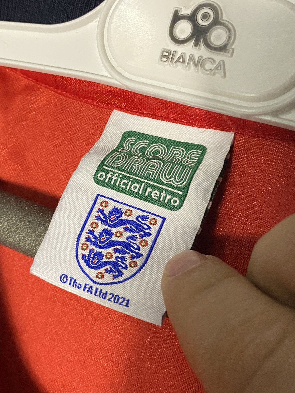 Vintage Vintage England Score Draw Soccer Jersey National Team | Grailed